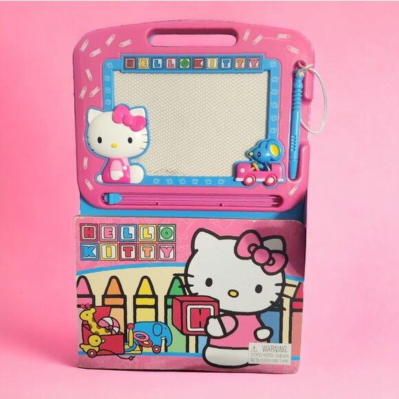 Sanrio | Toys | Hello Kitty Sanrio Magnetic Drawing Tablet W Attached ...